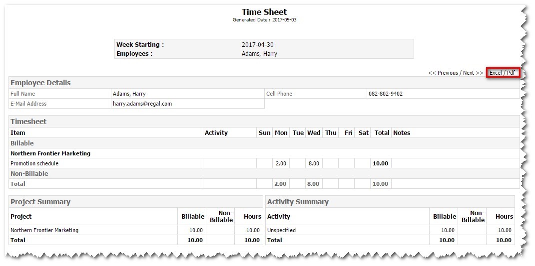 Time Entry Reports – PPO Support Portal