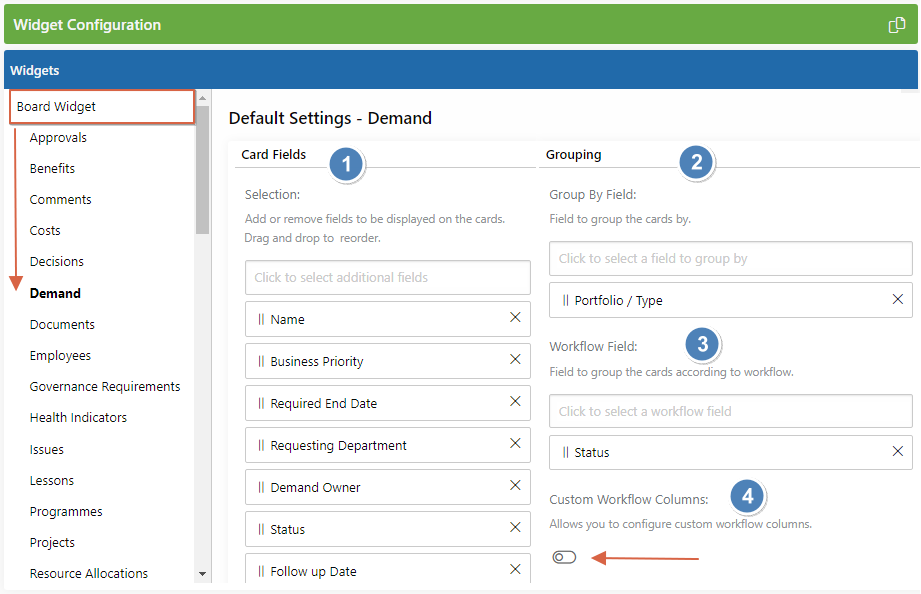 Widget Configuration – PPO Support Portal