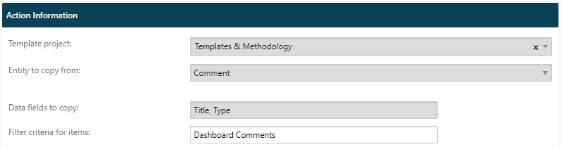 Business Rules - Create Items from Template Project – PPO Support Portal