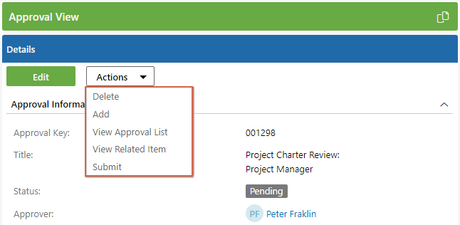 Approvals – PPO Support Portal