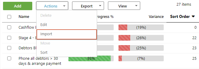Tasks – PPO Support Portal