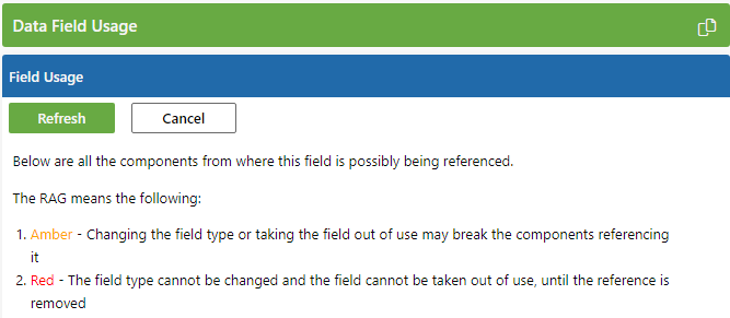 Field Usage – PPO Support Portal